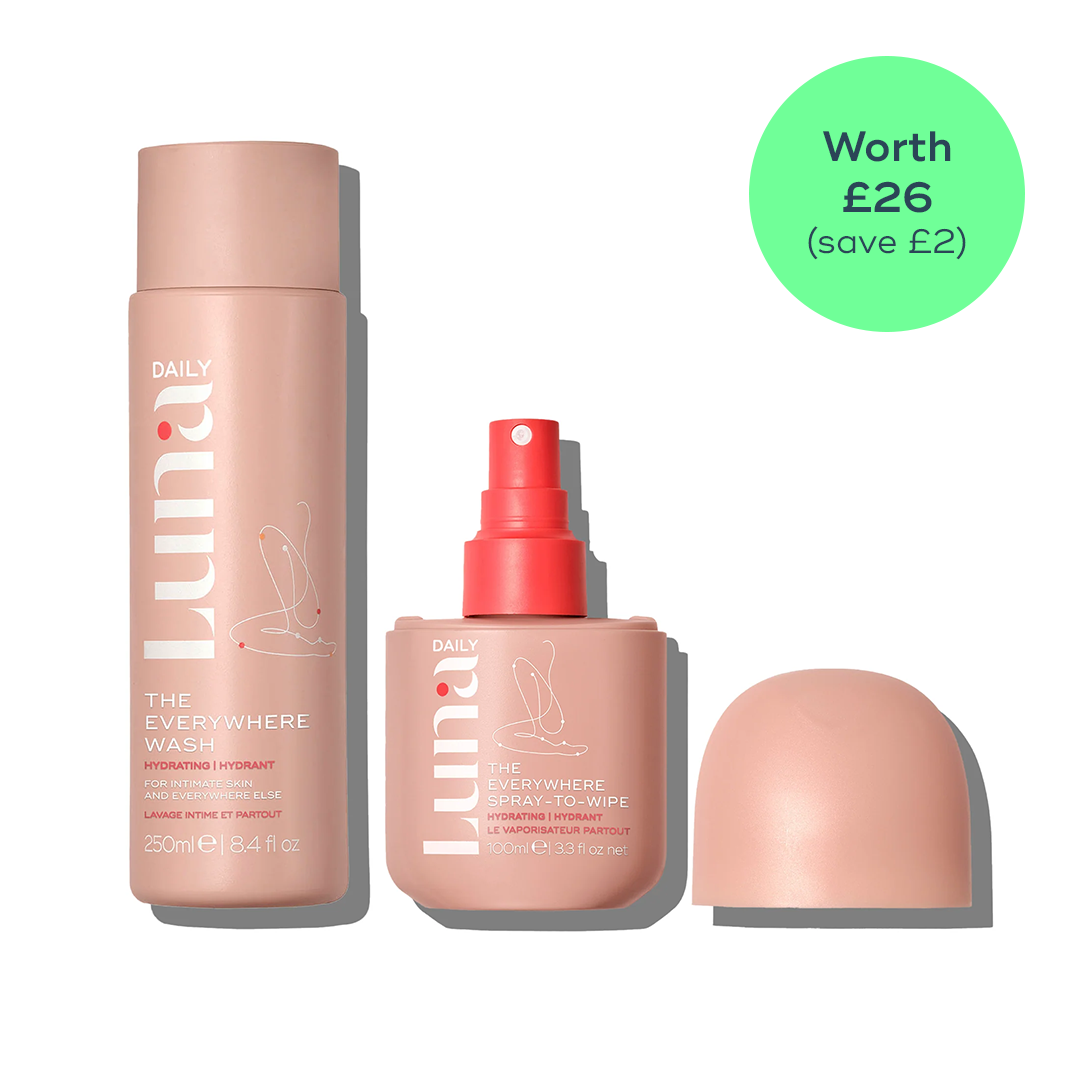 THE EVERYWHERE WASH & GO DUO | Luna Daily - Hydrating Care for Menopausal Skin