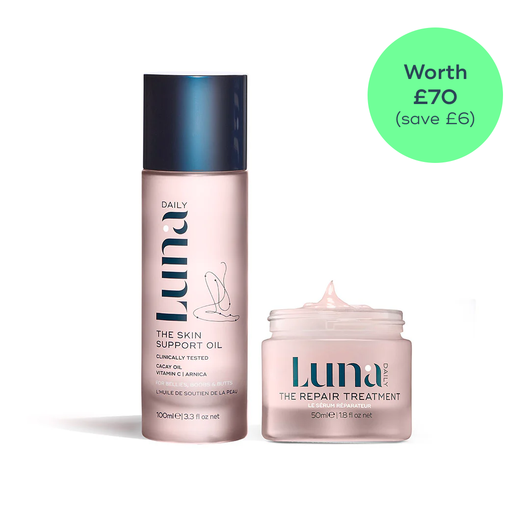 SKIN TREATMENT DUO | Perfect Pair for Stretch Marks & Scars – Luna Daily