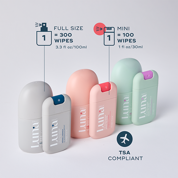 THE HYDRATING EVERYWHERE SPRAY-TO-WIPE MINI – Luna Daily