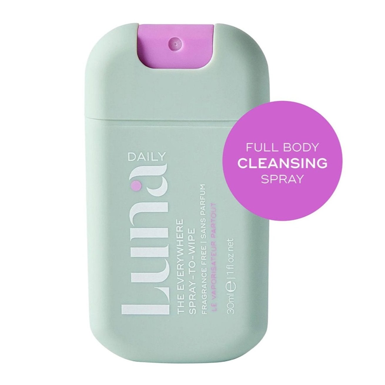 FRAGRANCE-FREE EVERYWHERE SPRAY-TO-WIPE MINI | Pocket-Sized Cleansing ...