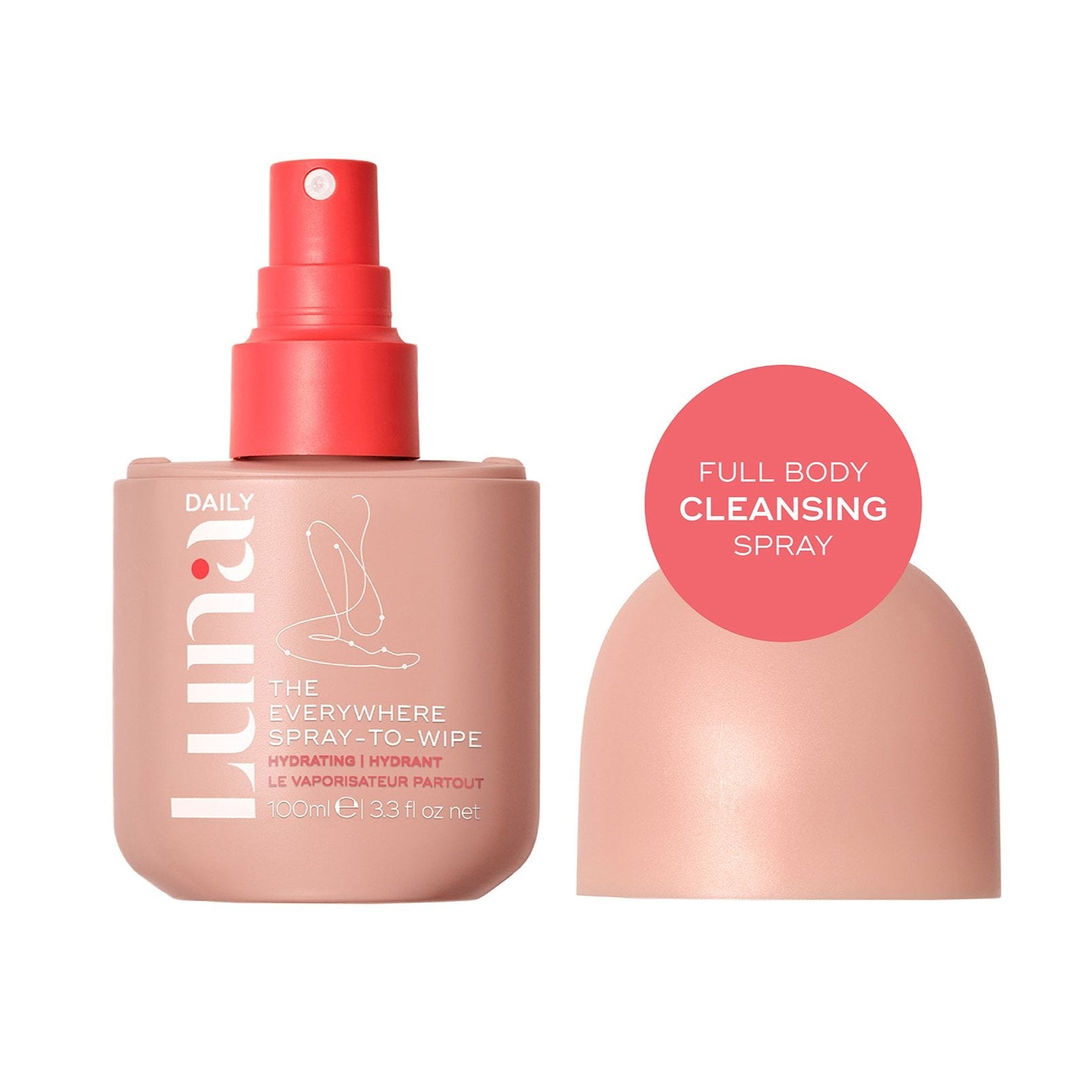 THE EVERYWHERE SPRAY-TO-WIPE | Luna Daily - Cooling & Hydrating Spray