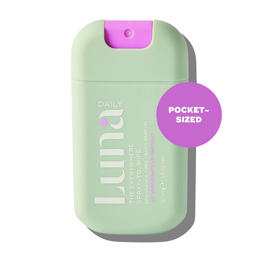 FRAGRANCE-FREE EVERYWHERE SPRAY-TO-WIPE MINI | Pocket-Sized Cleansing ...